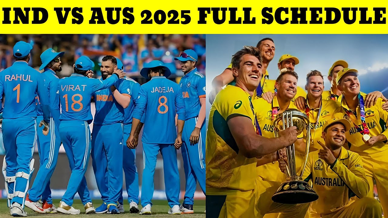 Ind vs Aus Upcoming Series 2025 | Complete Schedule, Venues & Match ...