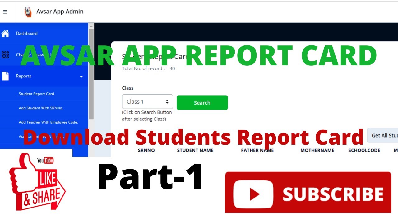 Download Avsar app Report Card - YouTube