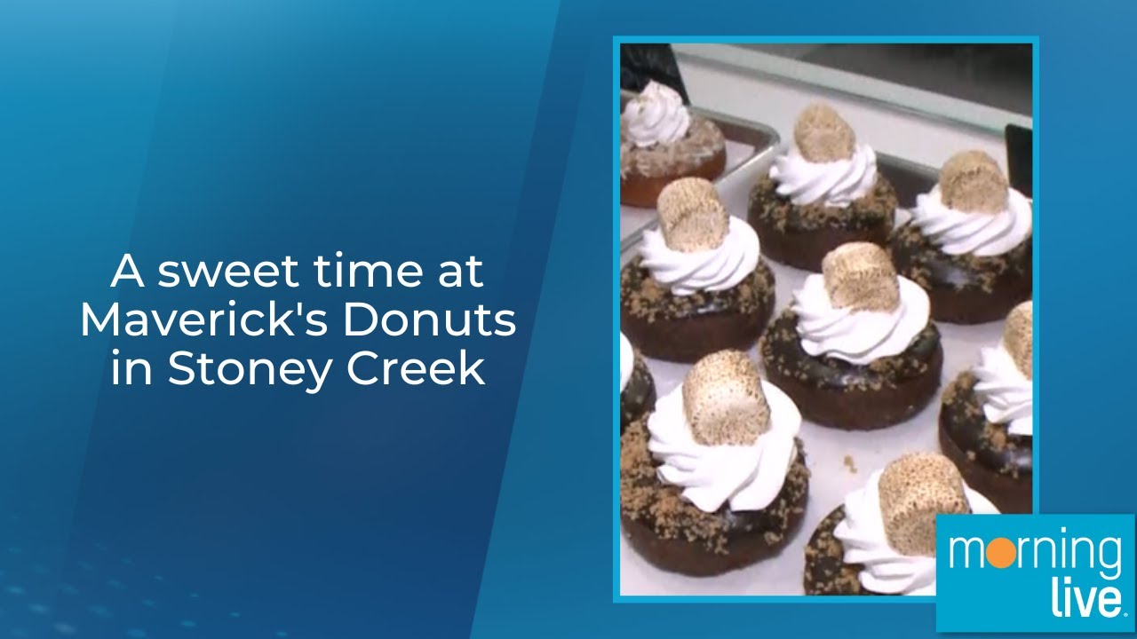 A sweet time at Maverick's Donuts in Stoney Creek - YouTube