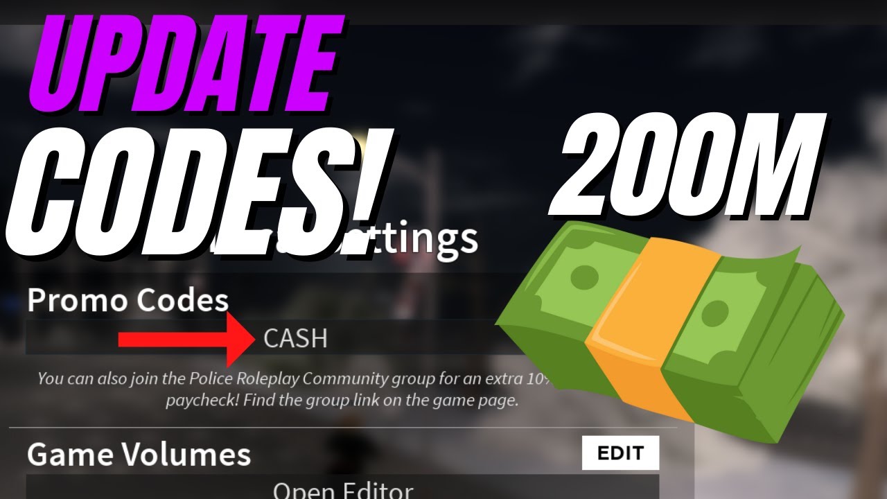 *NEW* UPDATE! CASH* CODES* ⛩️ Emergency Response: Liberty County ROBLOX ...