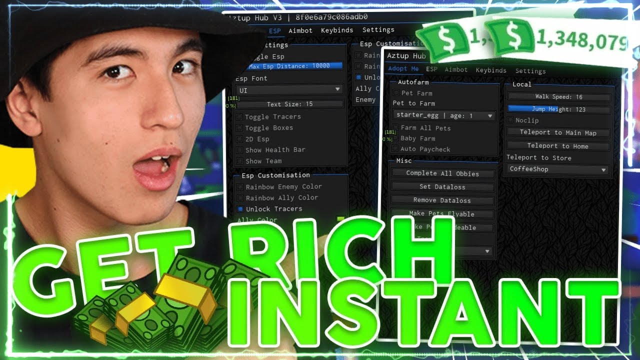 Adopt Me Script Gui Autofarm Hack Exploit Pastebin 2023 Youtube
