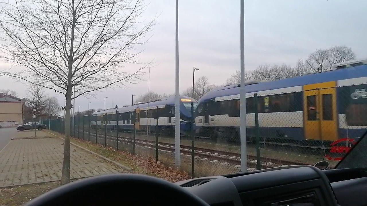 NEB Oderlandbahn Einfahrt in Müncheberg Mark - YouTube