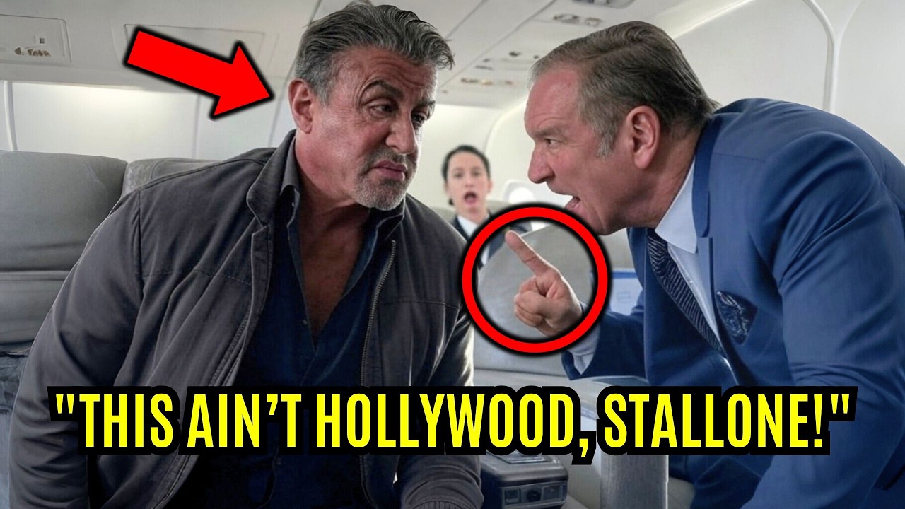 Man INSULTS Sylvester Stallone on a First Class Flight – You Won't ...