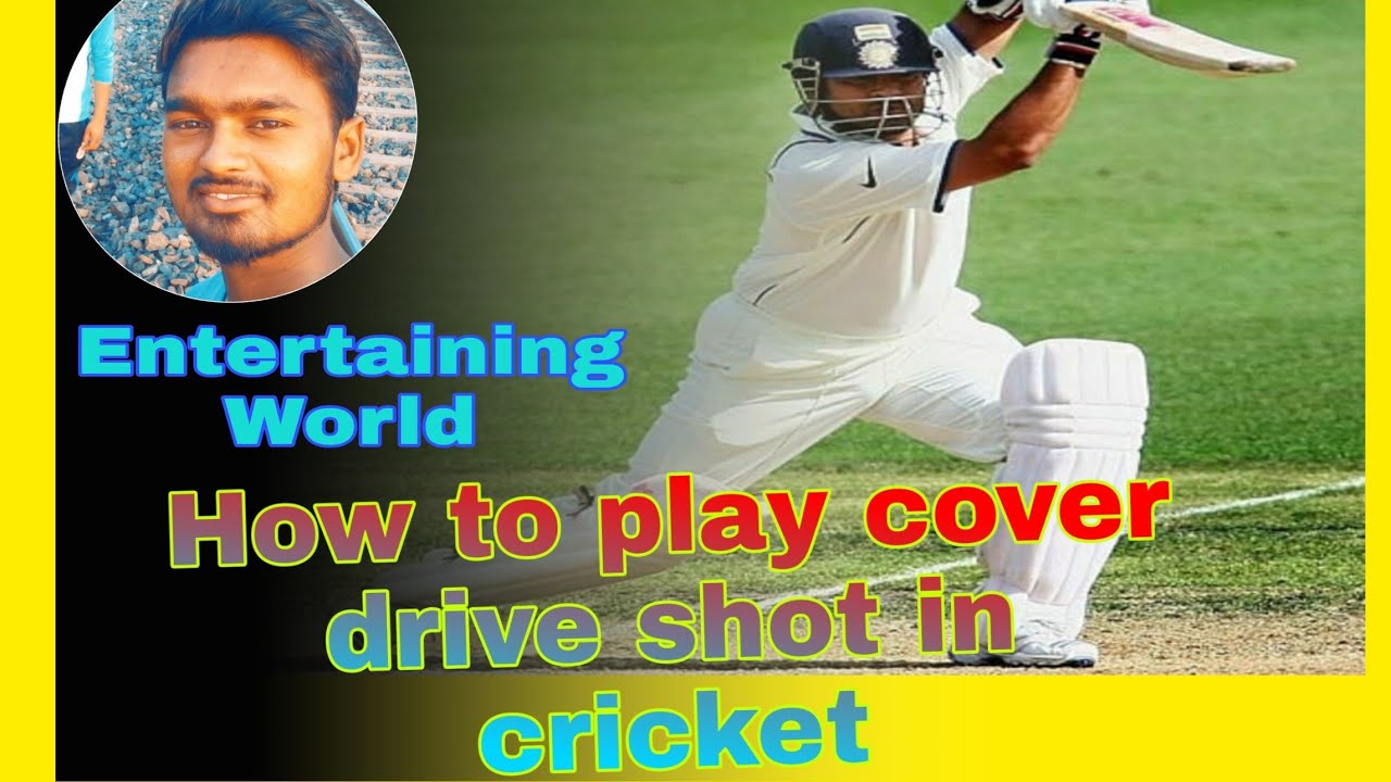 How to play cover drive shot | cricket shot for youngsters| by the ...