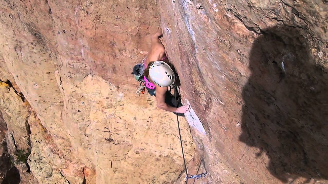 Ashley Amato - Freeform onsight attempt 12a - YouTube