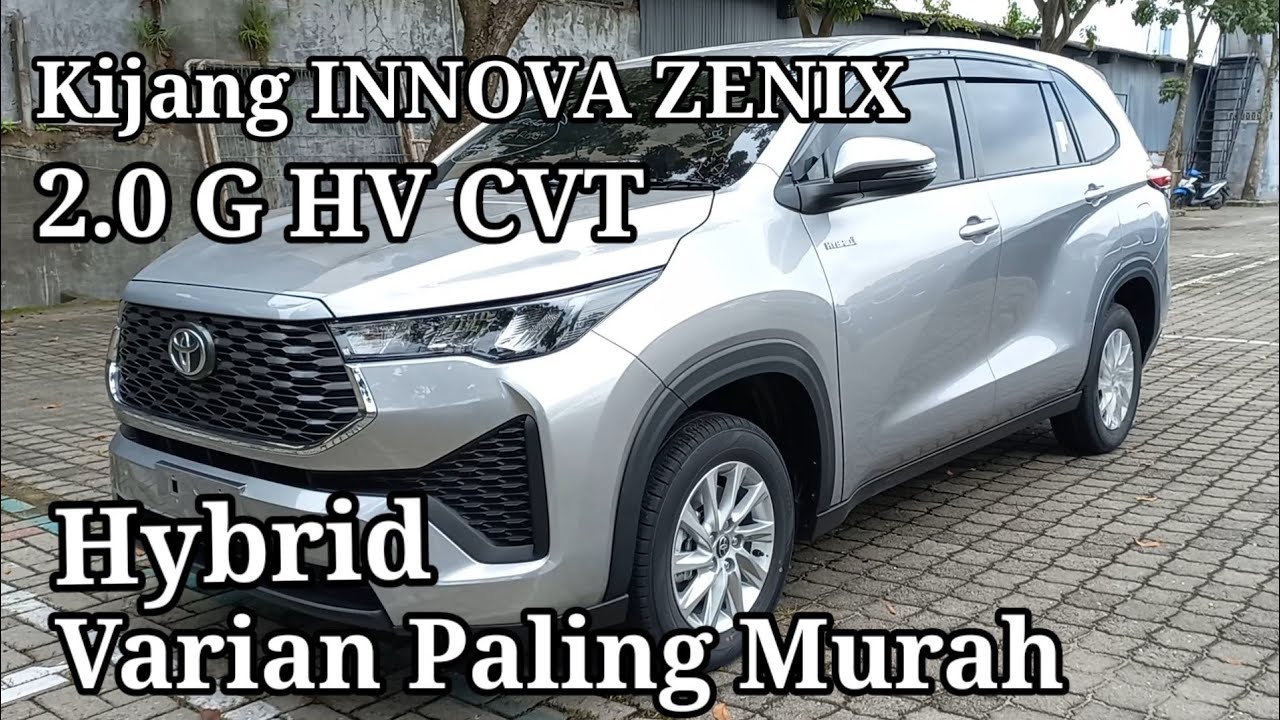 Toyota Kijang Innova Zenix 2.0 G Hybrid CVT 2023 | Silver | Eksterior ...