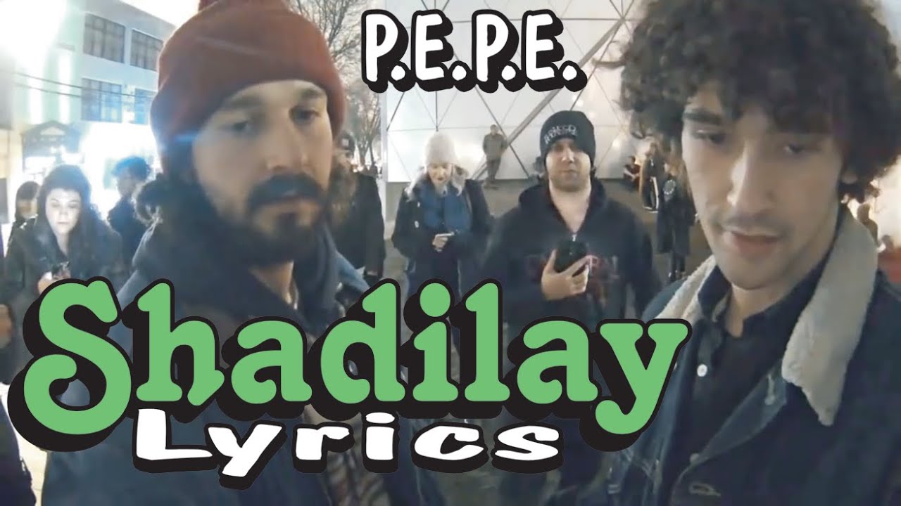 PEPE Shadilay English Version Lyrics on Screen with HWNDU video clips ...