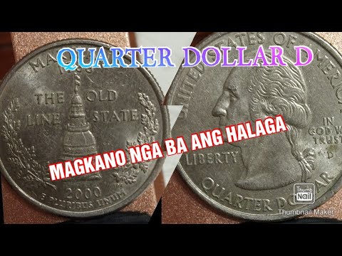How much the value of year 2000 QUARTER Dollar D - YouTube