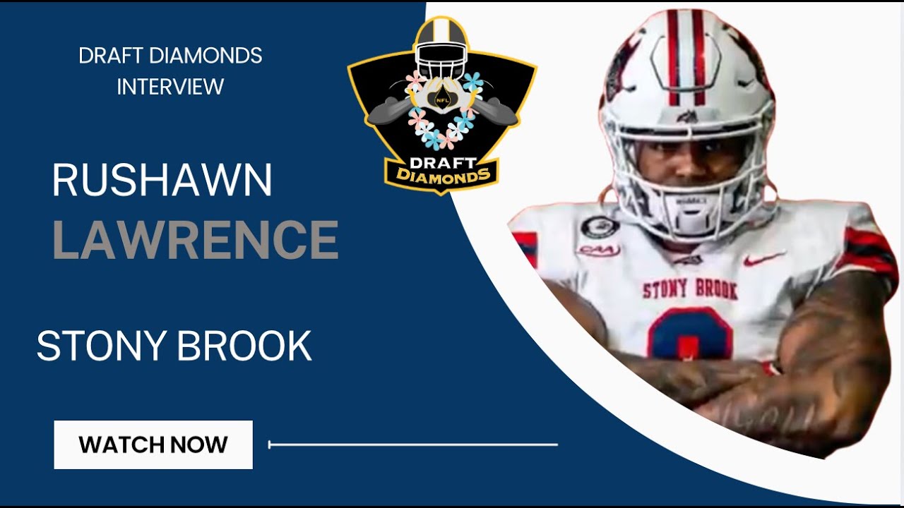 Rushawn Lawrence, DE, Stony Brook | 2025 NFL Draft Prospect Zoom ...