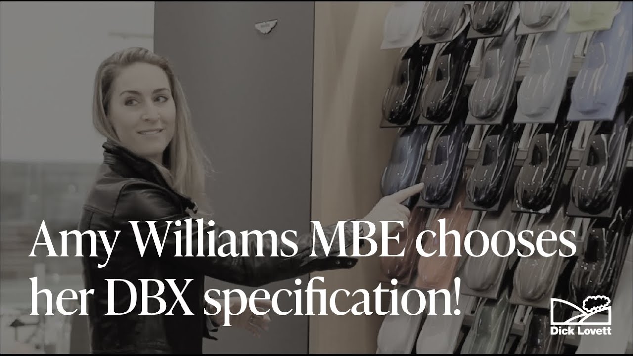 Amy Williams MBE chooses her DBX specification! | Aston Martin Bristol ...
