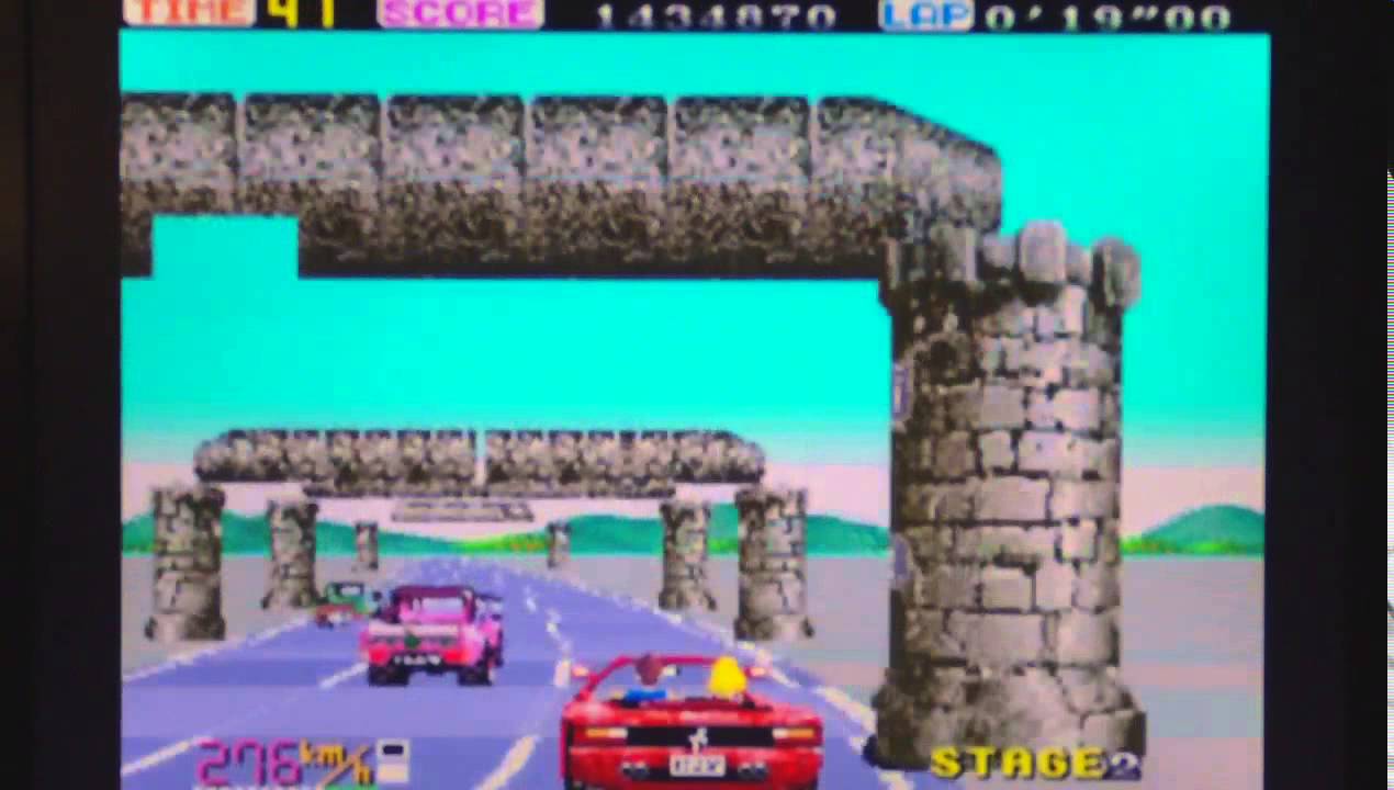 Outrun - PC Engine - YouTube