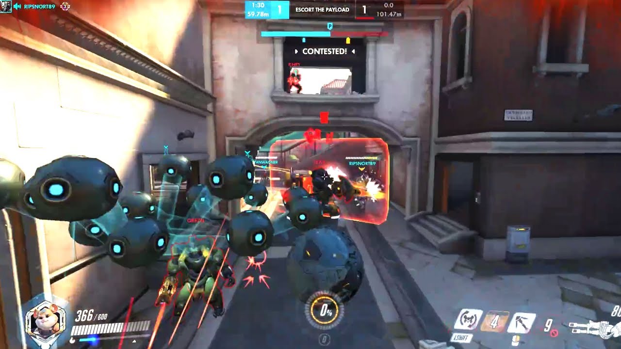 YEATLE DOMINATING AS HAMMOND! [ OVERWATCH SEASON 20 TOP 500 ] - YouTube