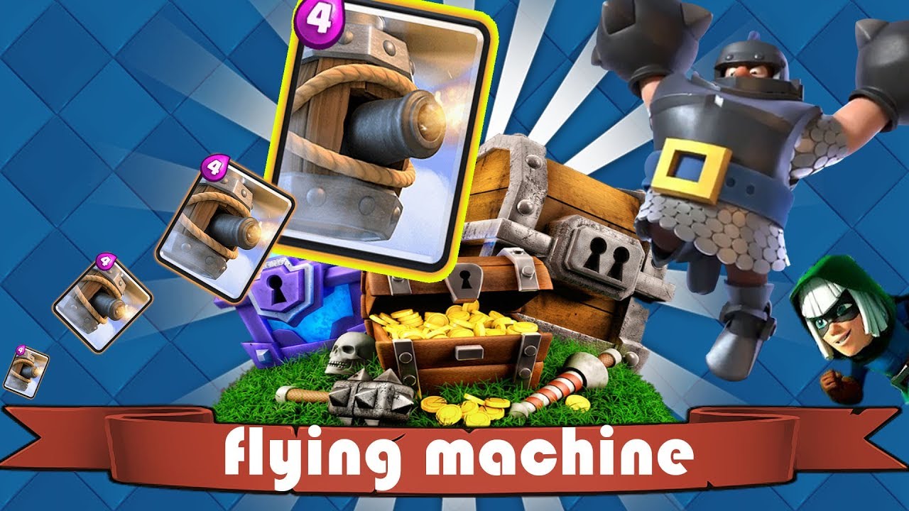 A NAGY FLYING MACHINE CHALLENGE | CLASH ROYALE | ÉLŐ - YouTube