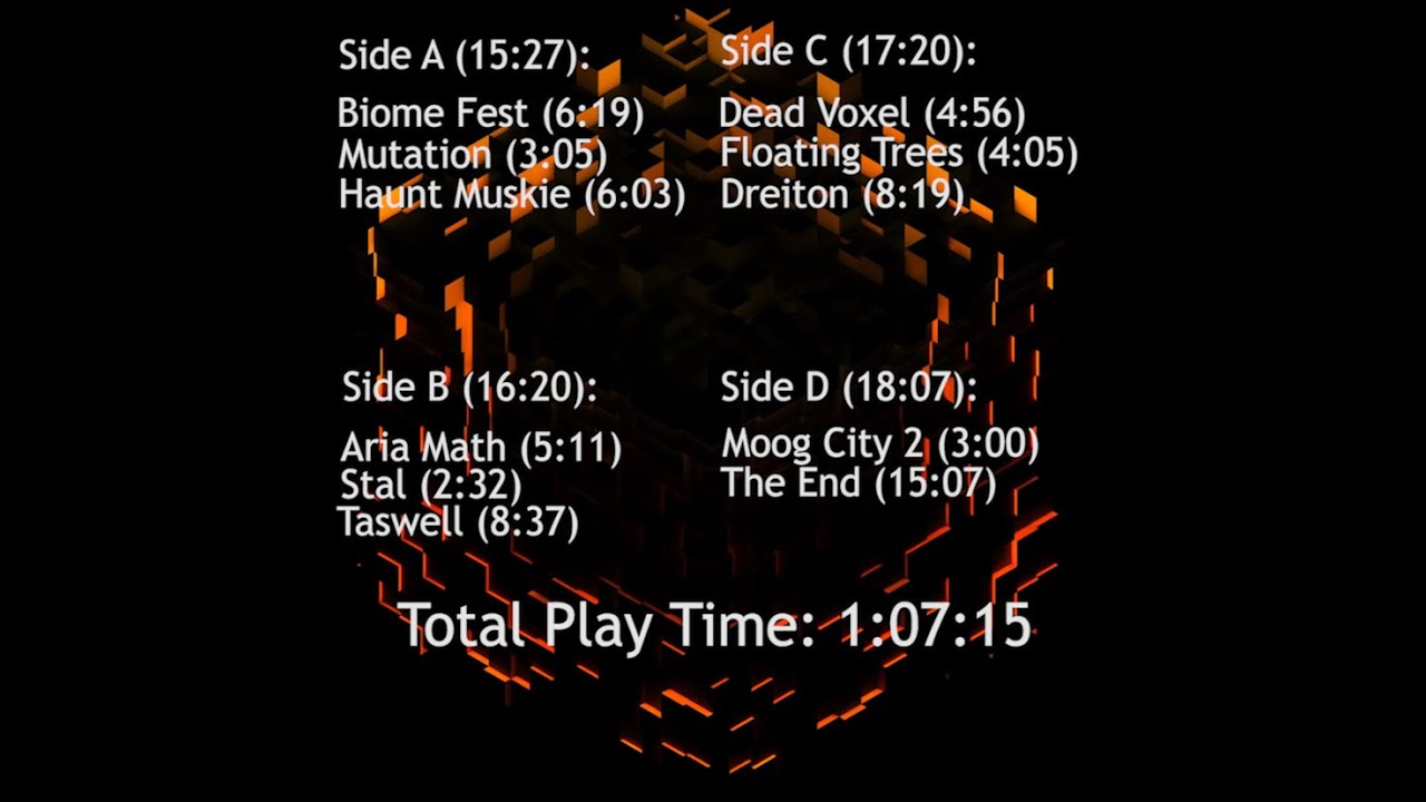 Custom Minecraft Vinyl With Different Songs From Volume Beta ...