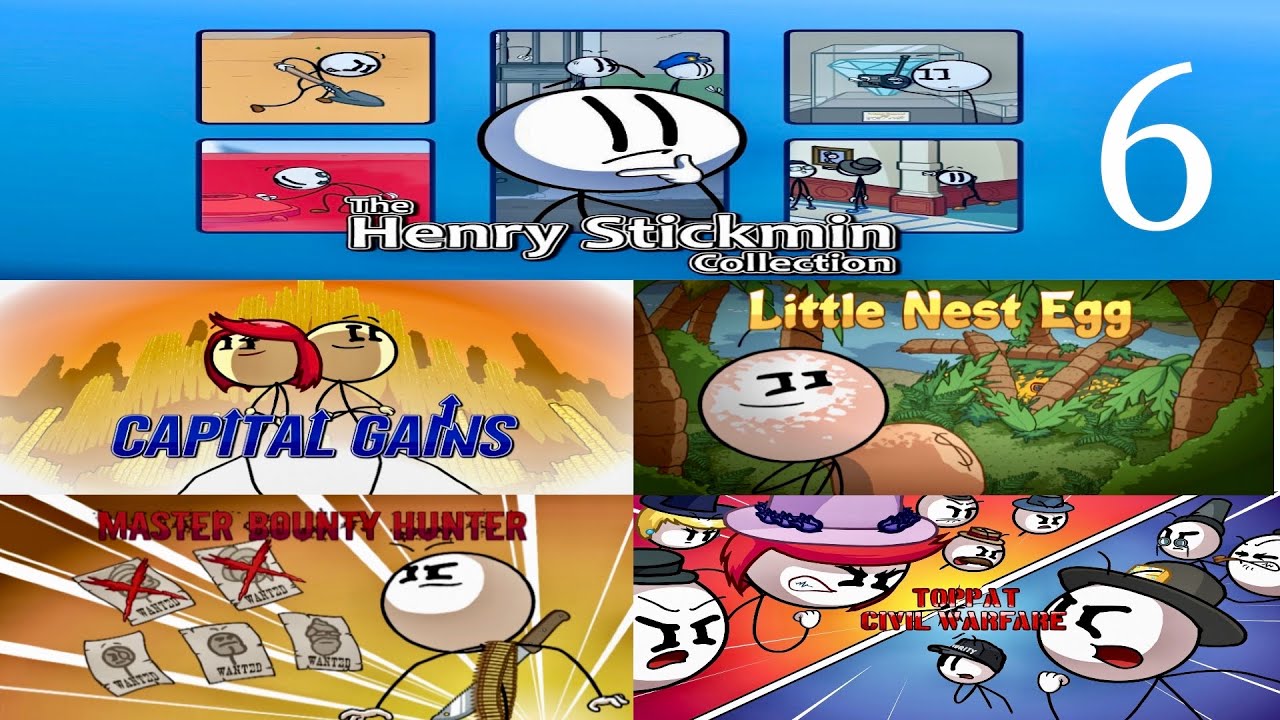 The Henry Stickmin Collection Part 6. Toppat takedown. (New Game Blind ...