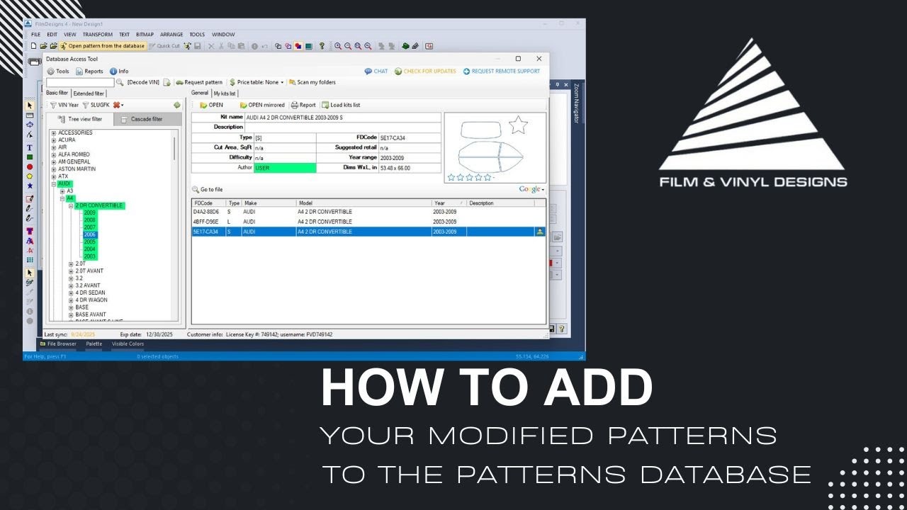 Film Designs 4 Tutorial - How to Add Your Modified Patterns to the ...