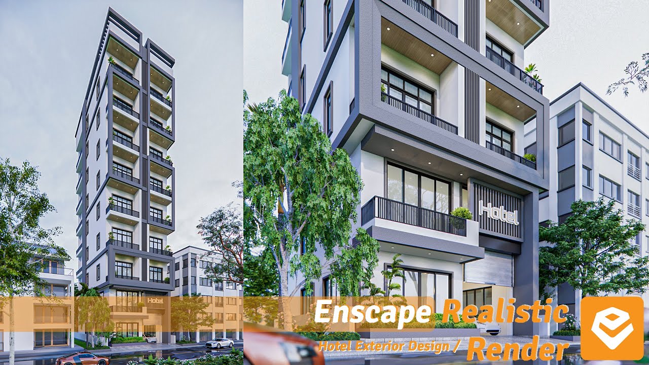 Enscape Render Lesson#04 How to Do Realistic Render in Enscape - YouTube