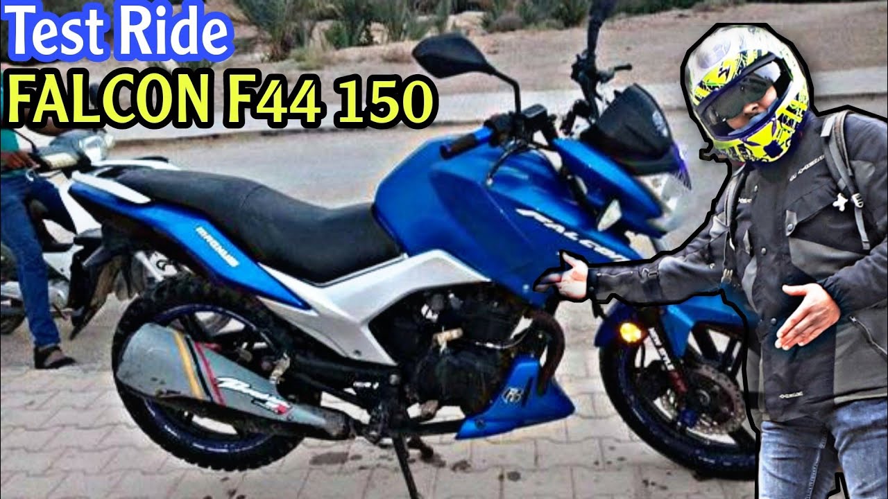 Test Ride FALCON F44 150 2015 مطور ديال السفر - YouTube