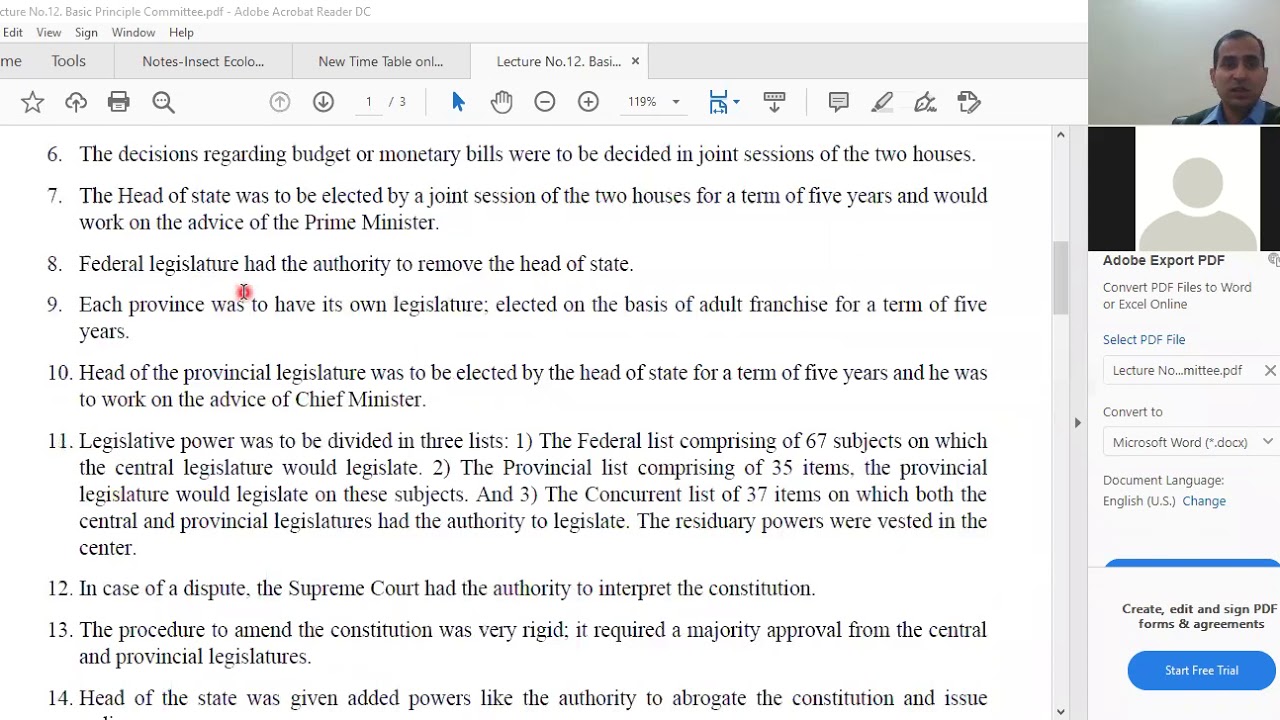 Basic Principle Committee Reports 1950 & 1952 - YouTube