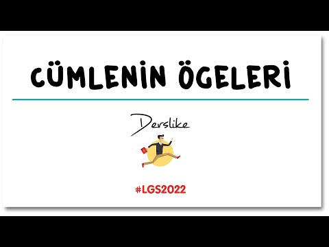 Cümlenin Ögeleri | 8. Sınıf