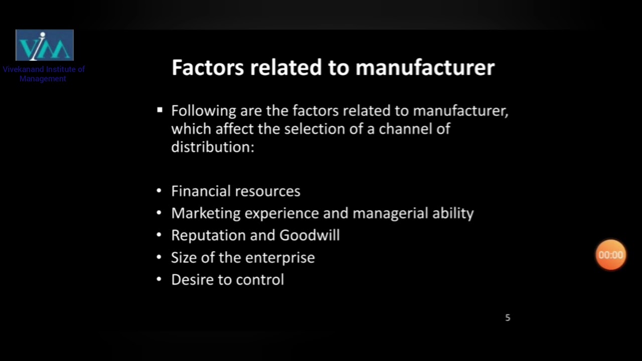 Factors affecting the selection of channels of distribution - YouTube