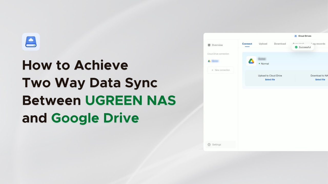 UGREEN NASync Tutorial Series - How to Achieve Two Way Data Sync Between UGREEN NAS and Google ...