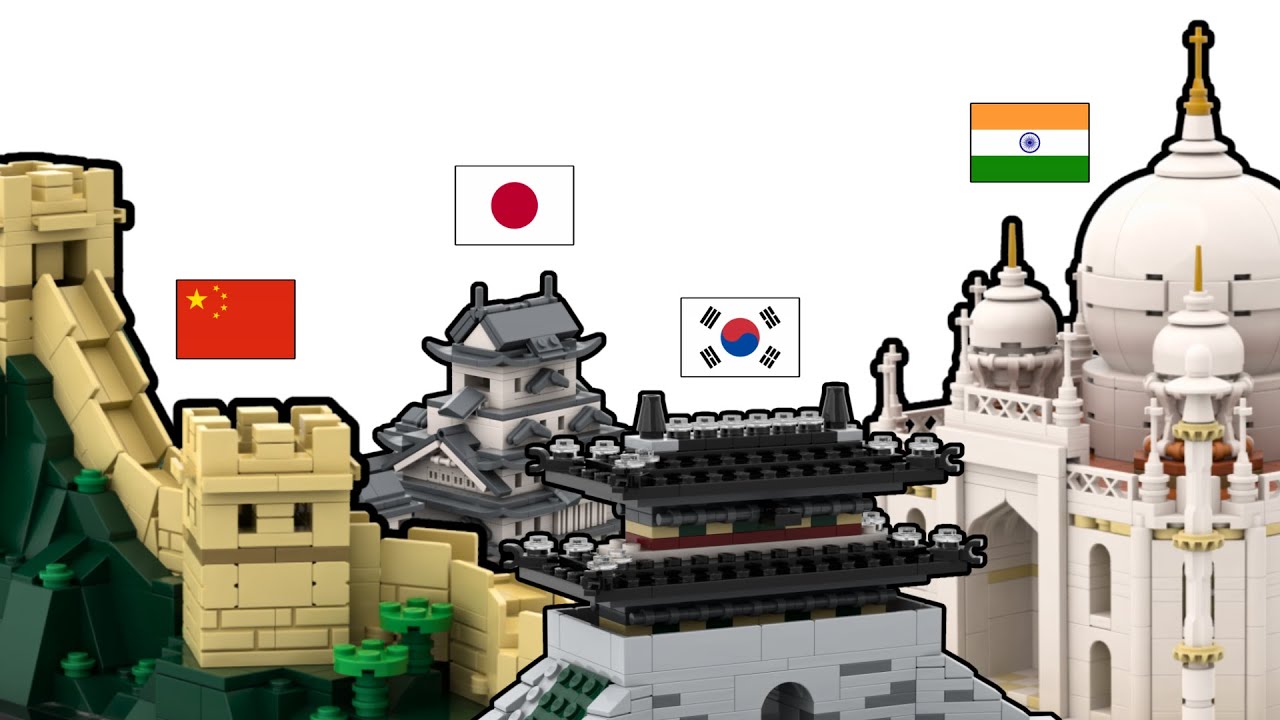LEGO Architecture from ASIA! Watch ALL 12 iconic models take shape ...