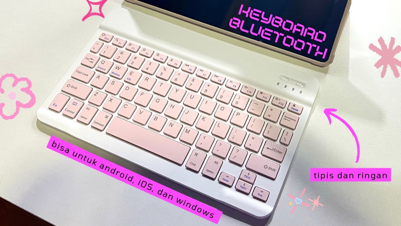 REVIEW WIRELESS BLUETOOTH KEYBOARD | CARA MENGHUBUNGKAN KEYBOARD ...