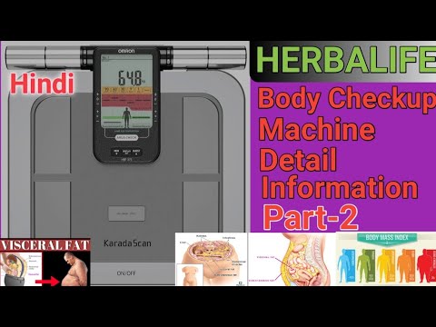 @[Hindi]Herbalife Body Checkup Machine Detail Information Part-2 ...