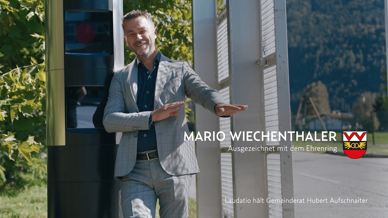 Mario Wiechenthaler – Verleihung des Ehrenringes am 06.10.23 - YouTube