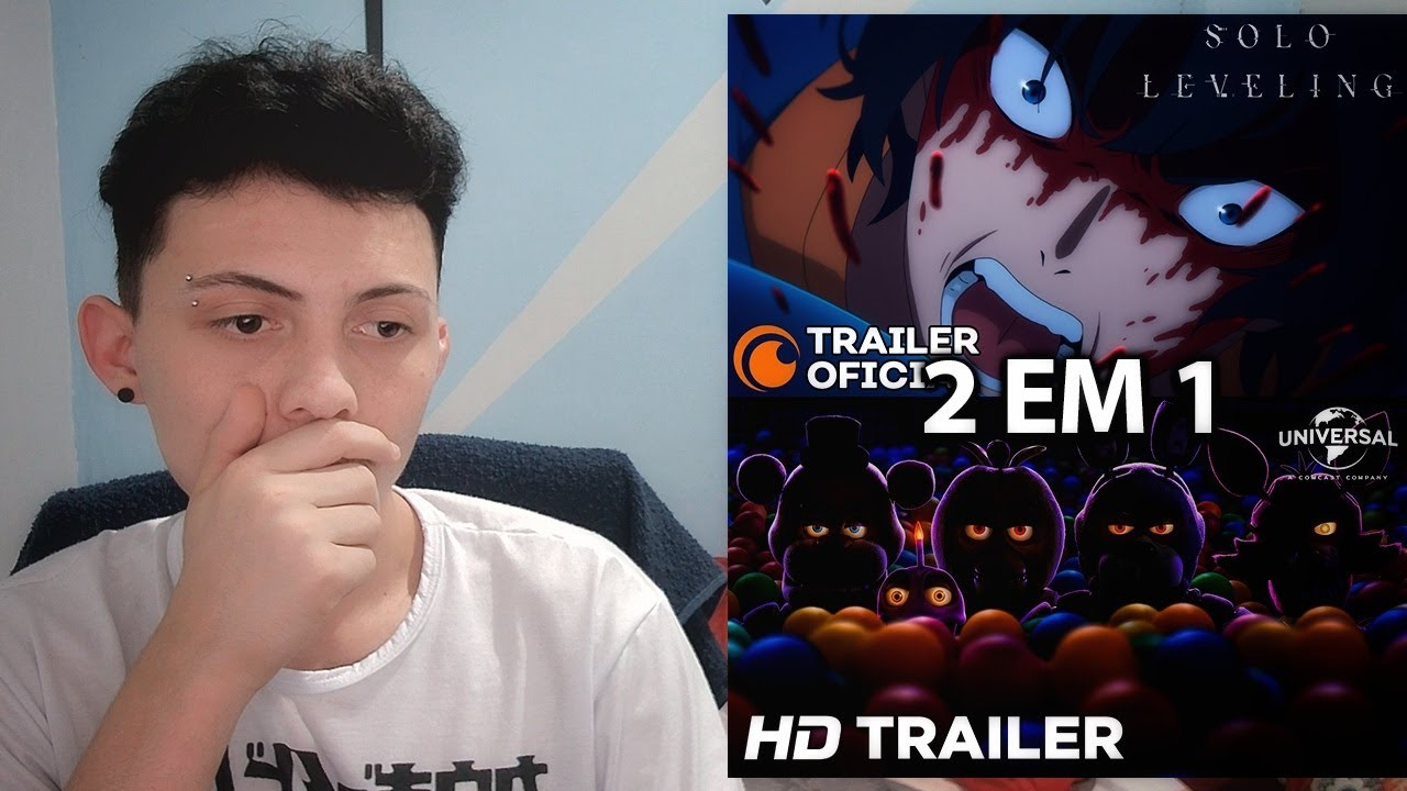 REACT 2 EM 1 Solo Leveling | TRAILER OFICIAL 3 | Five Nignts at Freddy's | Trailer Oficial 2 ...