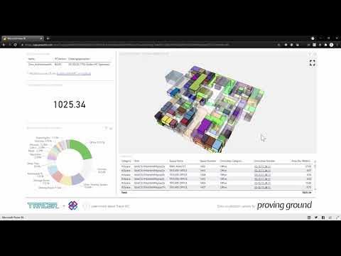 Tracer IFC - Example of analyzing IFC spaces with a 3D Power BI visual - YouTube