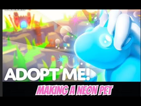 Making a Neon Malasion Tapir ~ Adopt me ~ - YouTube