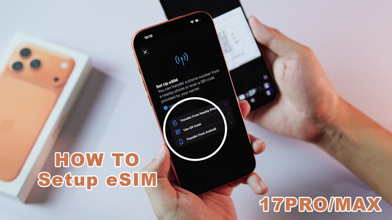 How to Install /Setup eSIM on iPhone 17Pro/ProMax EASY - YouTube
