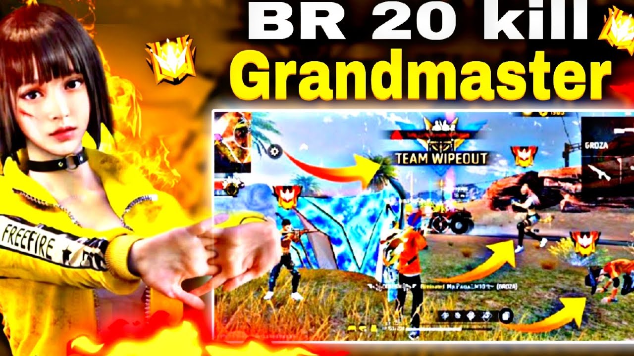 Free Fire BR RACK GamePlay video // Free Fire BR RACK 7 kill video ...