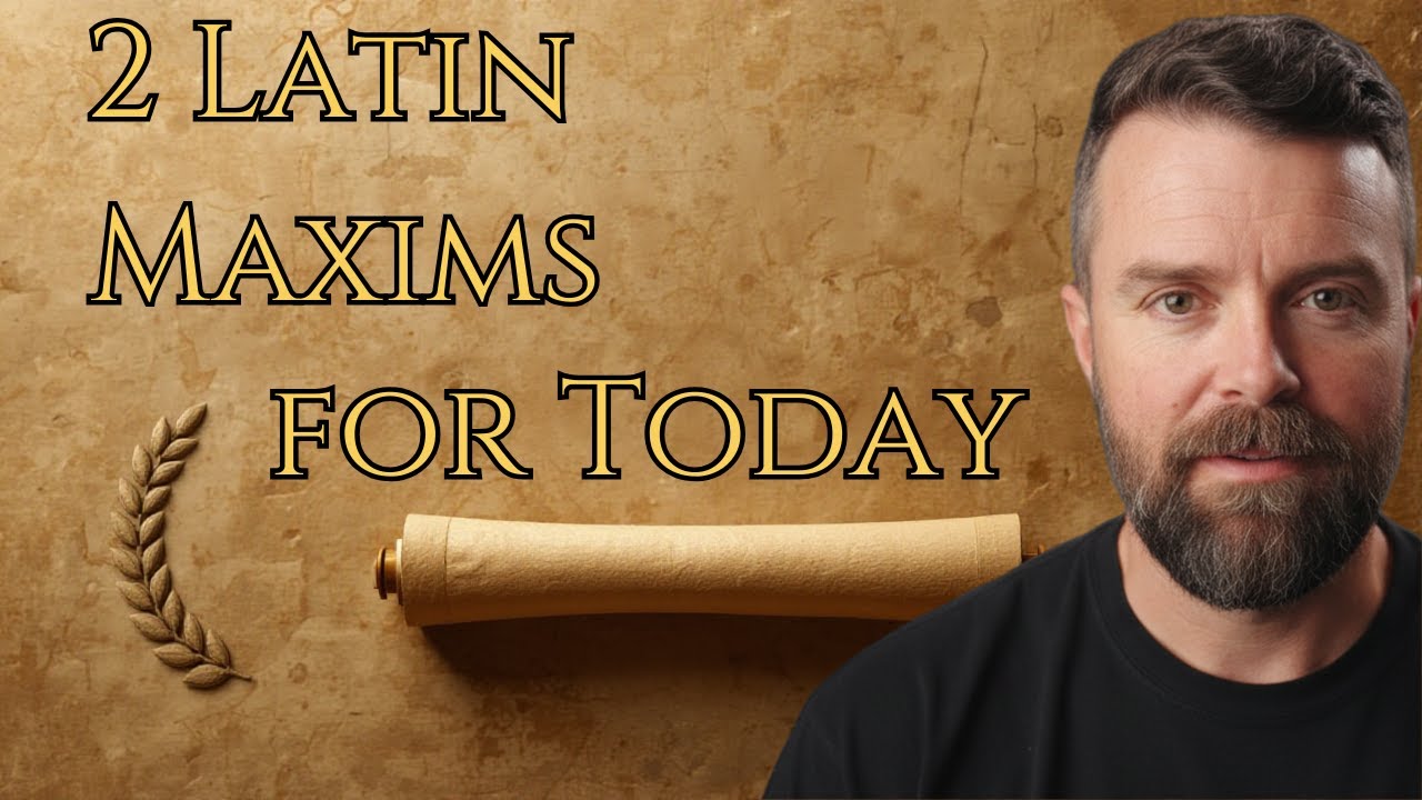 Two Latin Maxims for Today - YouTube