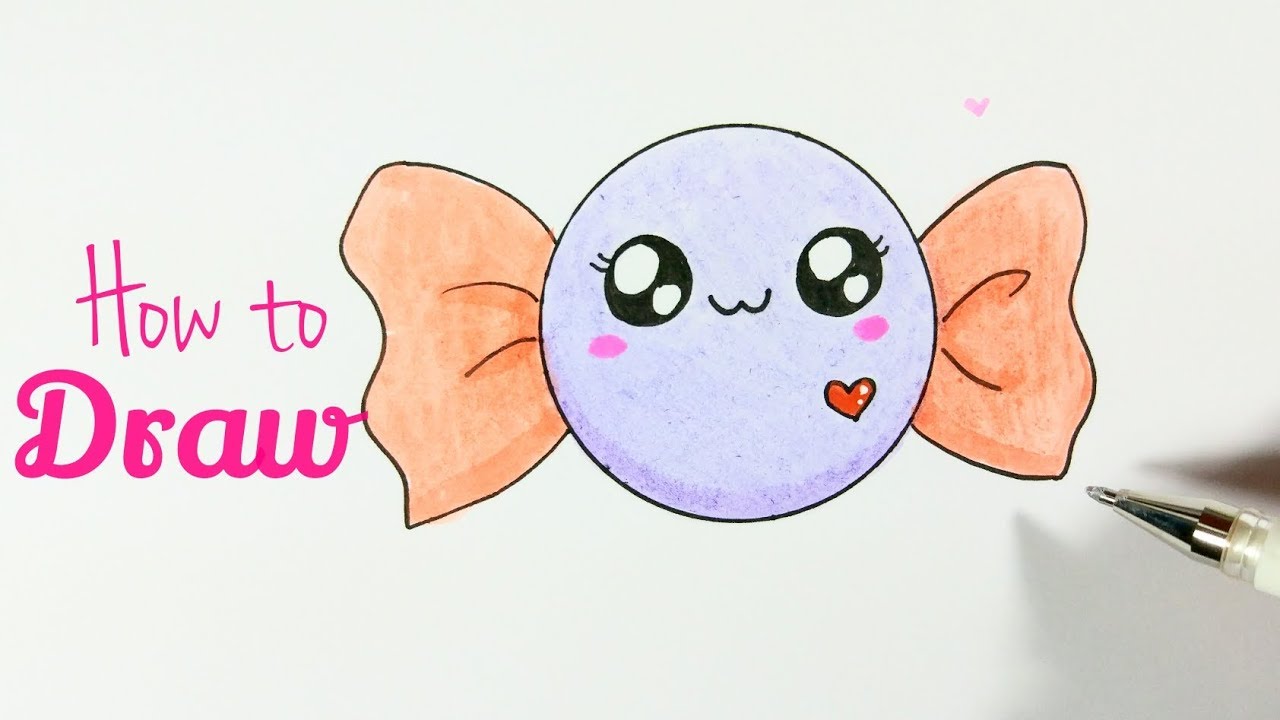 HOW TO DRAW CANDY Candy Easy Drawing Tutorial For Beginner YouTube how-to-draw-candy-candy-easy-drawing-tutorial-for-beginner-youtube
