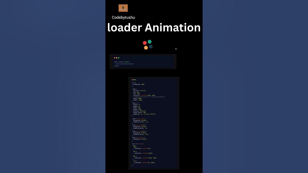 "Master CSS Loader Animations Easily" #html #css #codebytushu - YouTube