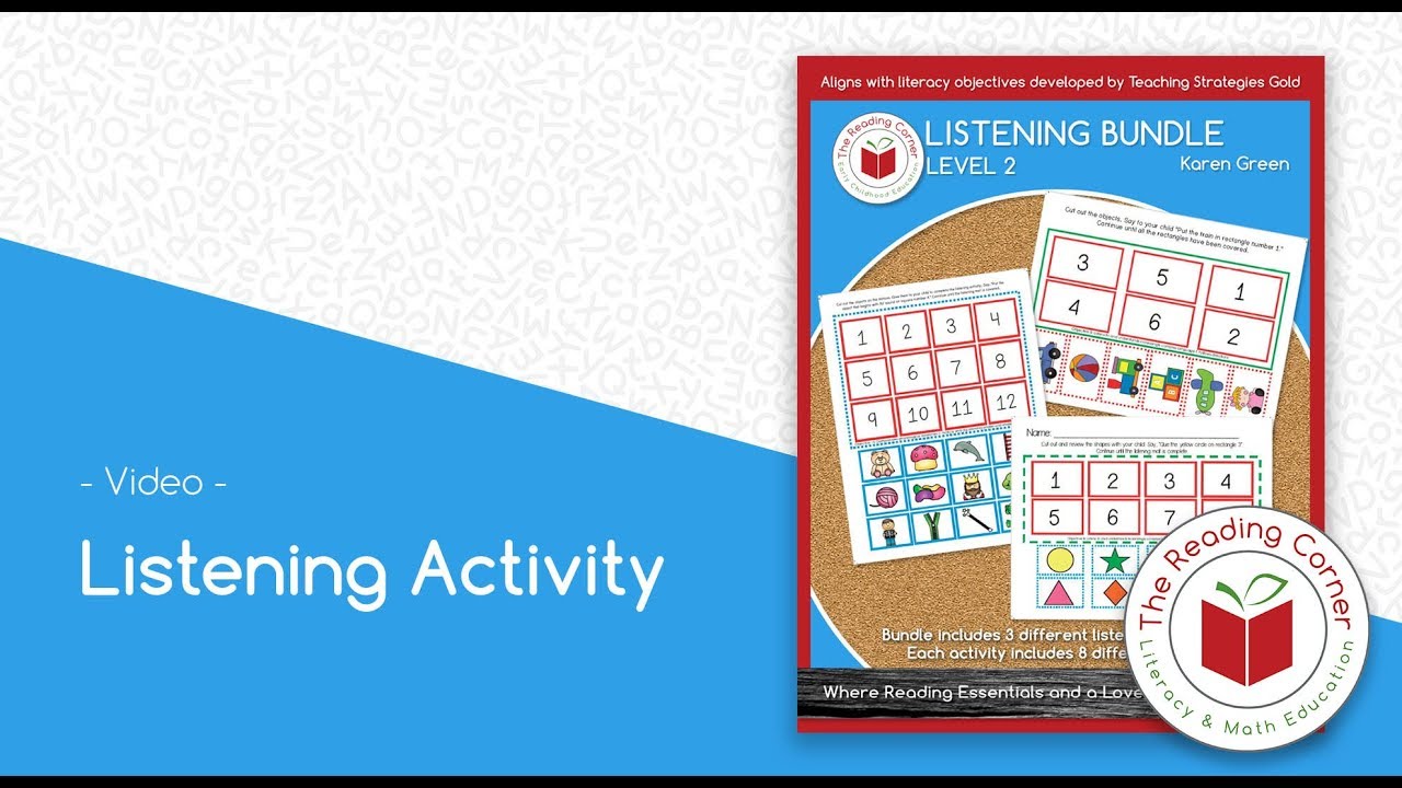 Listening Activity for PreSchoolers - Activities for 3 to 4 year olds ...