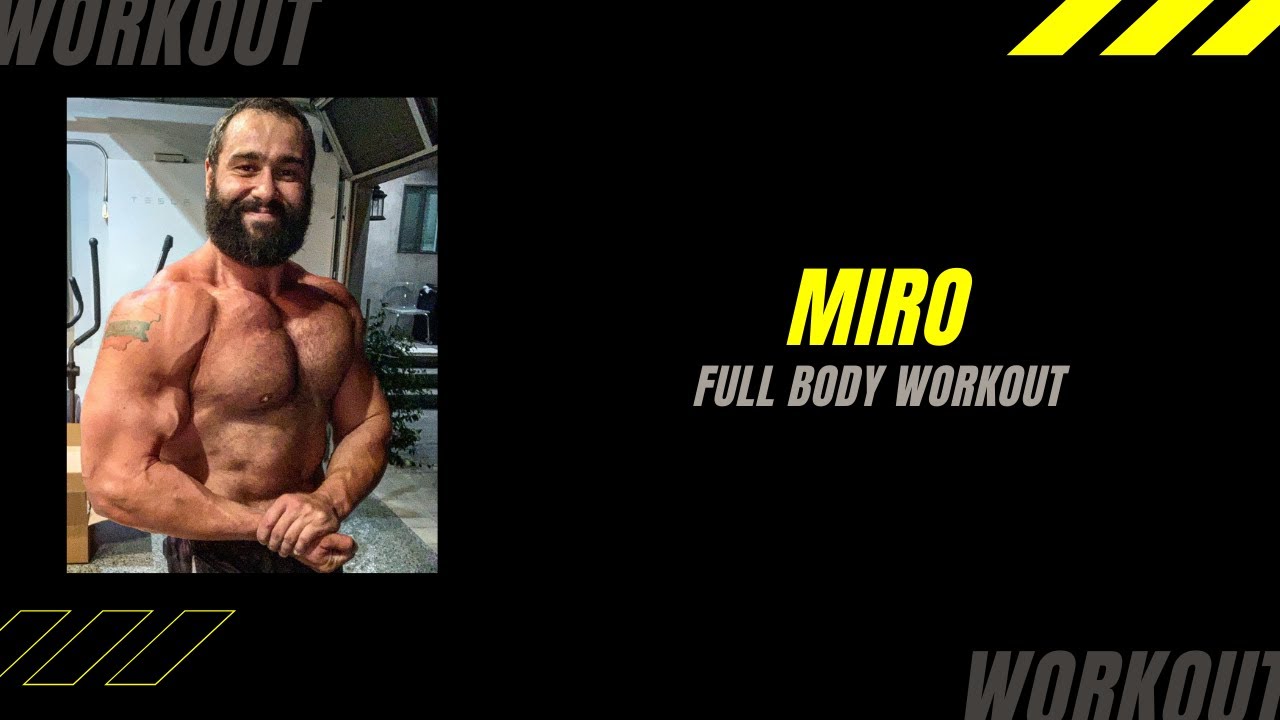 AEW | MIRO FULL BODY WORKOUT 2021 | ProWrestlerWorkouts - YouTube