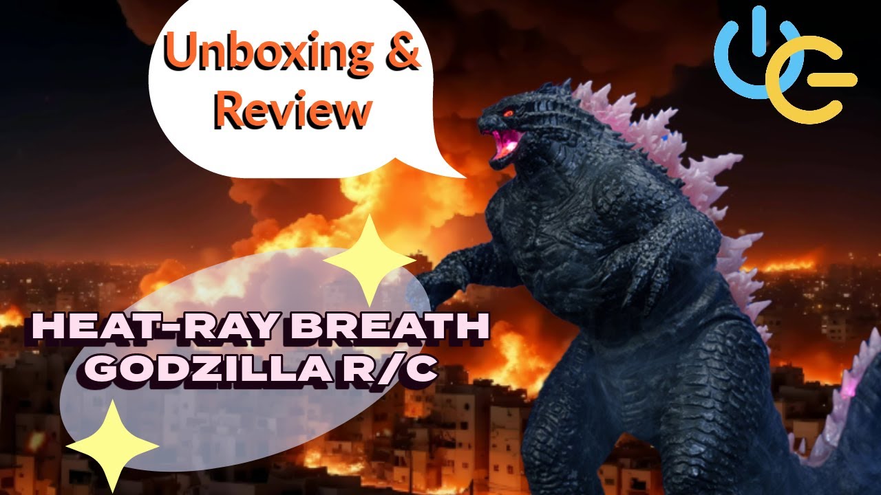Heat Ray Breath Godzilla R/C Unboxing: Jada Toys The New Empire ...