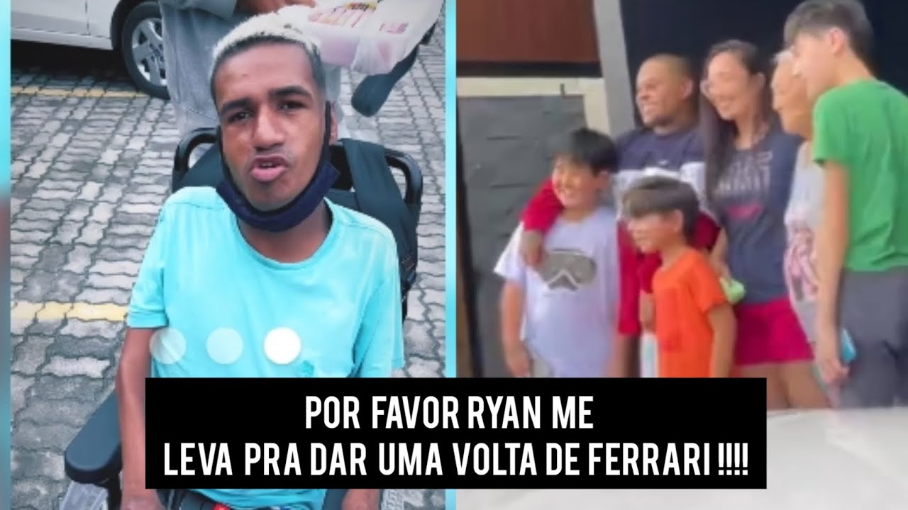 Mc Ryan Sp Leva O Cadeirante Pra Andar De Ferrari - YouTube