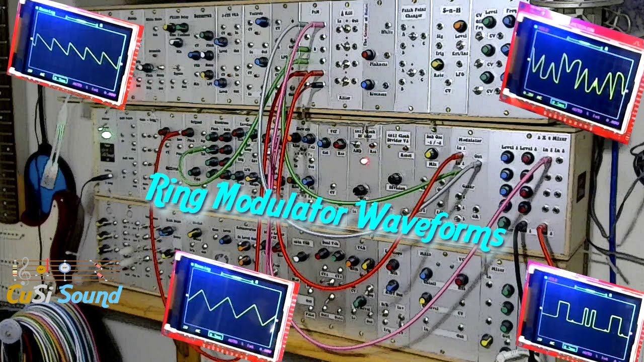 Ring Modulator Waveforms - YouTube