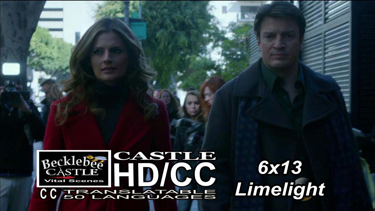 Castle 6x13 "Limelight" Castle and Beckett Caskett and The Reporter (HD ...