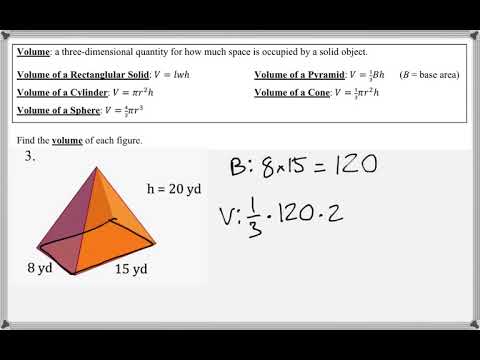 Math 118 : 1.6 #3 (Mathematical Explorations Tutorial : Volume) - YouTube