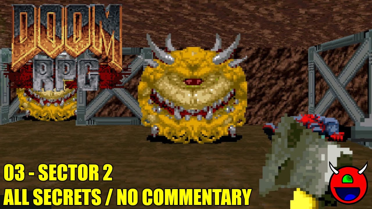 Doom RPG - 03 Sector 2 - All Secrets No Commentary - YouTube