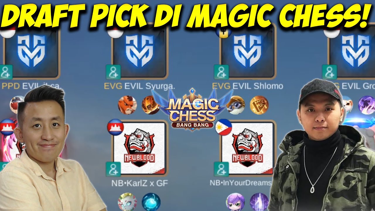 MAGIC CHESS MODE DRAFT PICK SERU BANGET CUY! ft. Fanlee - YouTube