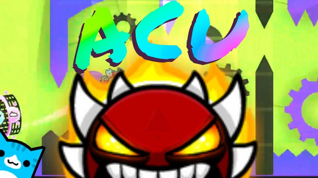 FIRST EXTREME DEMON Acu by neigefeu Geometry Dash - YouTube
