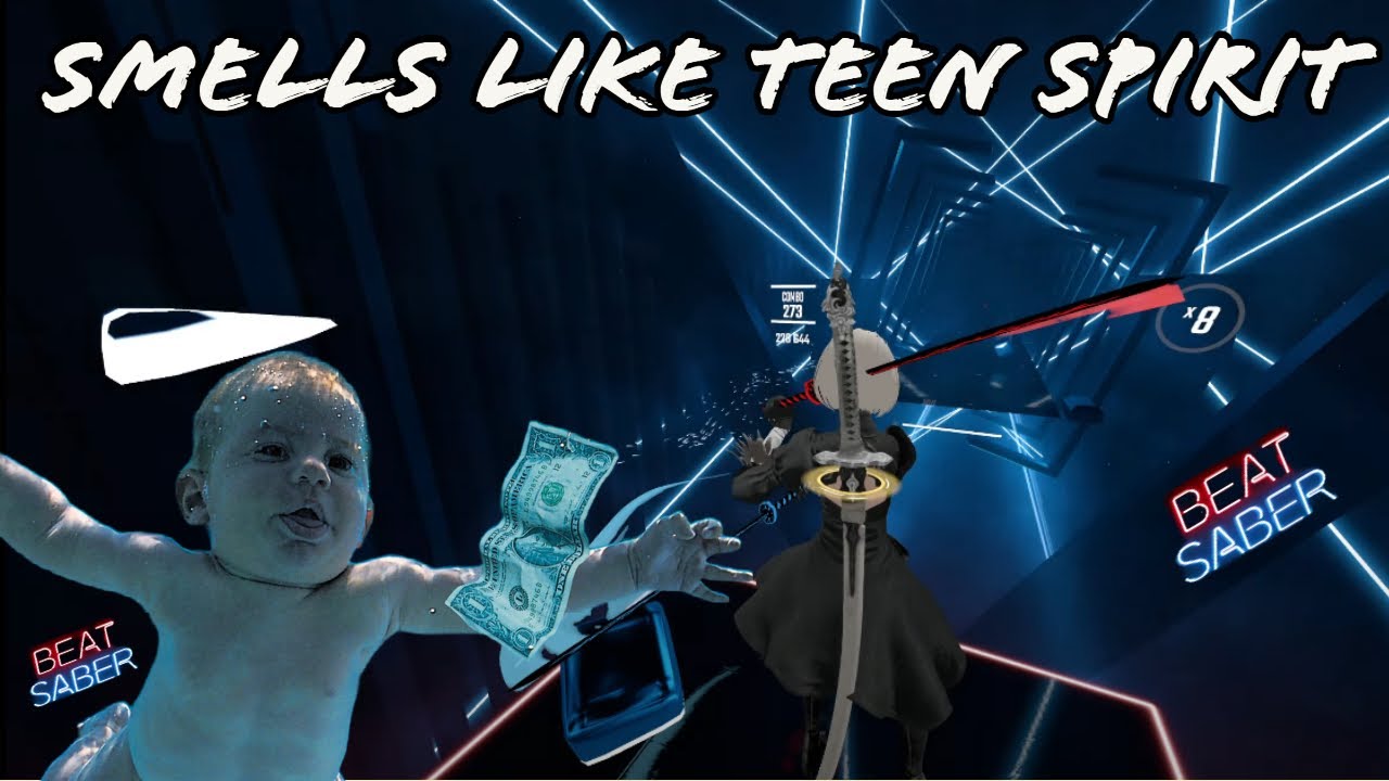 Beat Saber - Smells Like Teen Spirit, nightswimX - YouTube