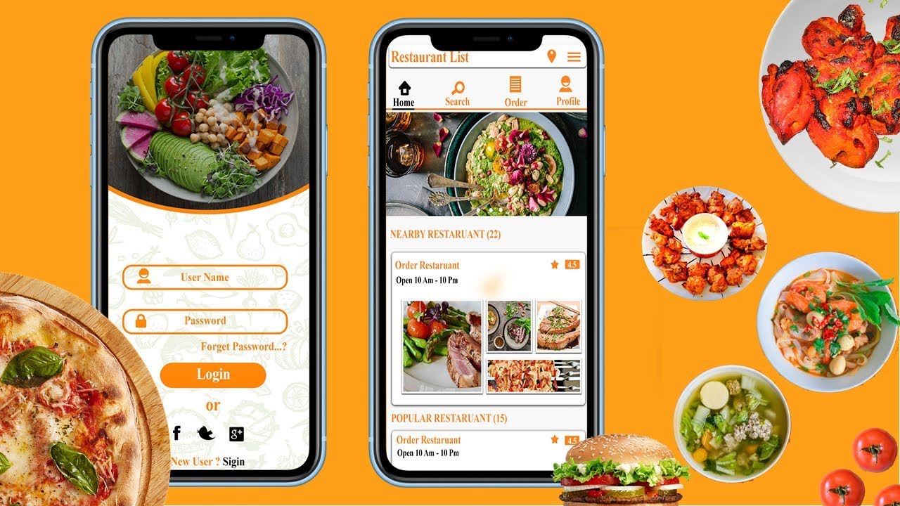 #2 Mobile App Design in Photoshop cc - Home page Design - YouTube